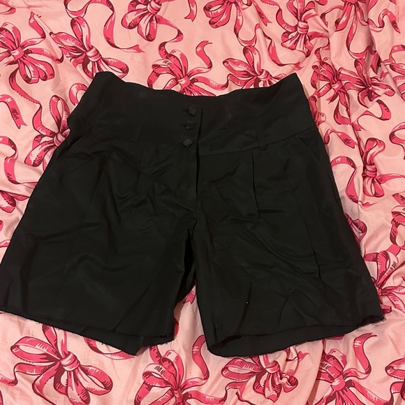 Plastic Island | Shorts | Plastic Island High Waist Black Shorts | Poshmark